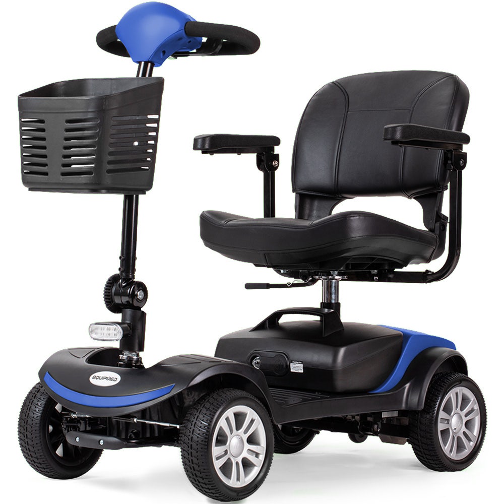FreeRoam+ Mid-Sized Lithium Fast Easy Charge Mobility Scooter, Blue ...