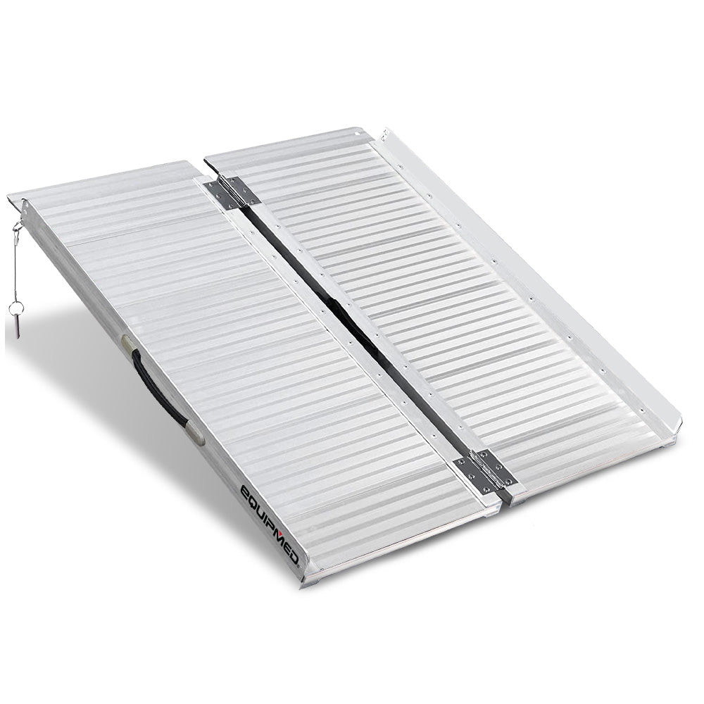 91cm Portable Folding Aluminium Access Ramp, 272kg Rated, for Wheelcha ...