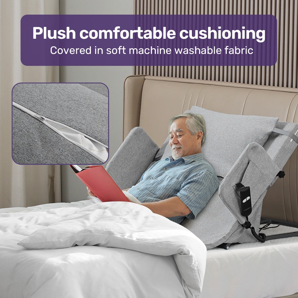 Electric Adjustable Bed Backrest, German-Engineered Power Lifting Back ...