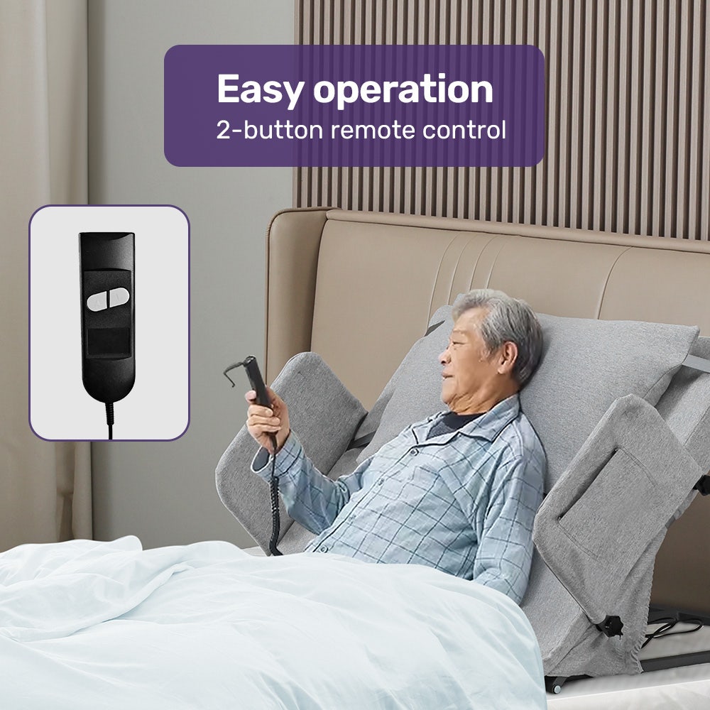 Electric Adjustable Bed Backrest, German-Engineered Power Lifting Back ...