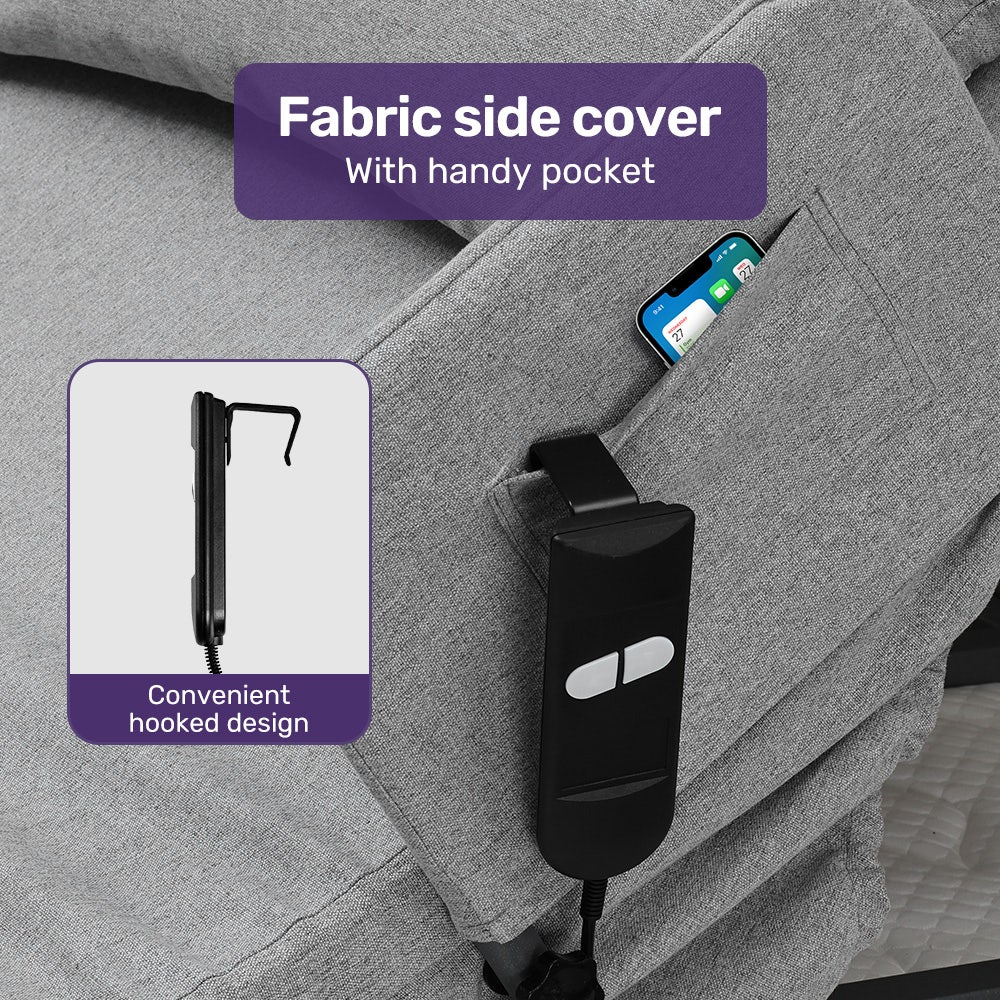Electric Adjustable Bed Backrest, German-Engineered Power Lifting Back ...