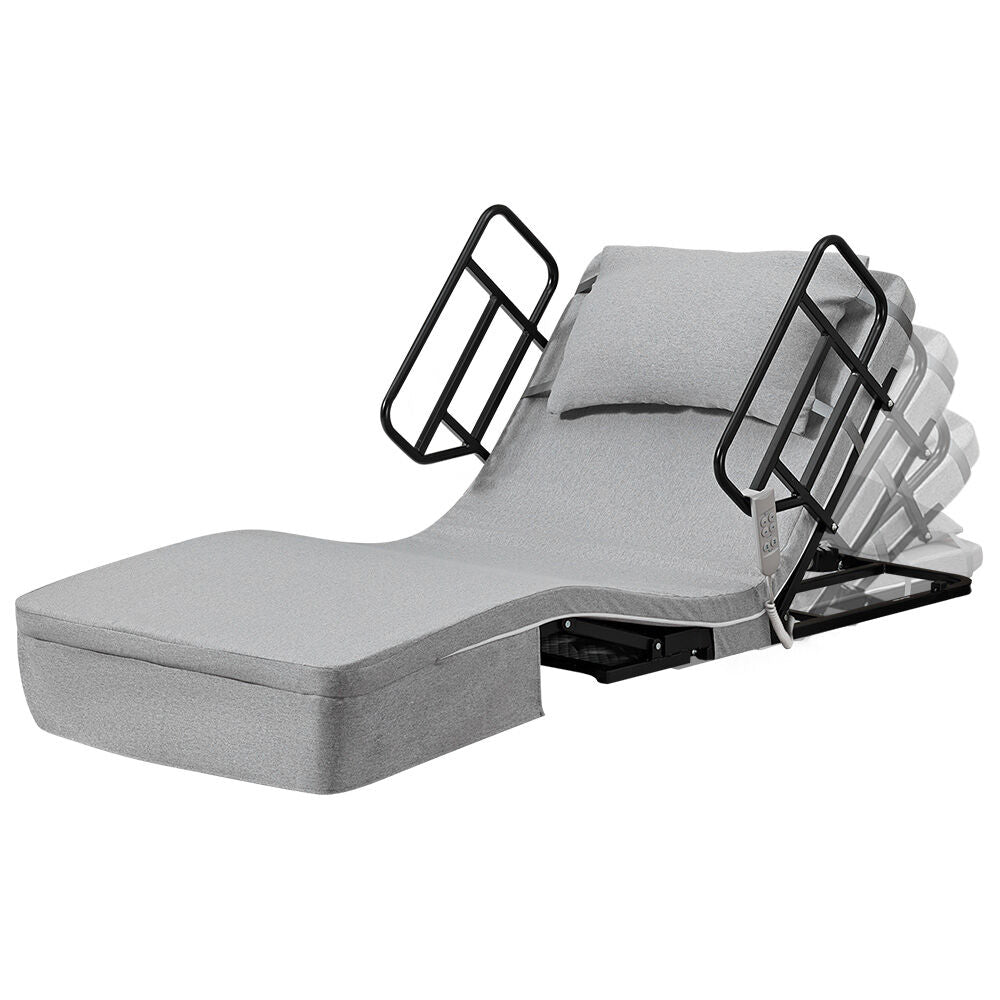 Electric Adjustable Bed, Backrest and Leg Adjustment German-Engineered ...
