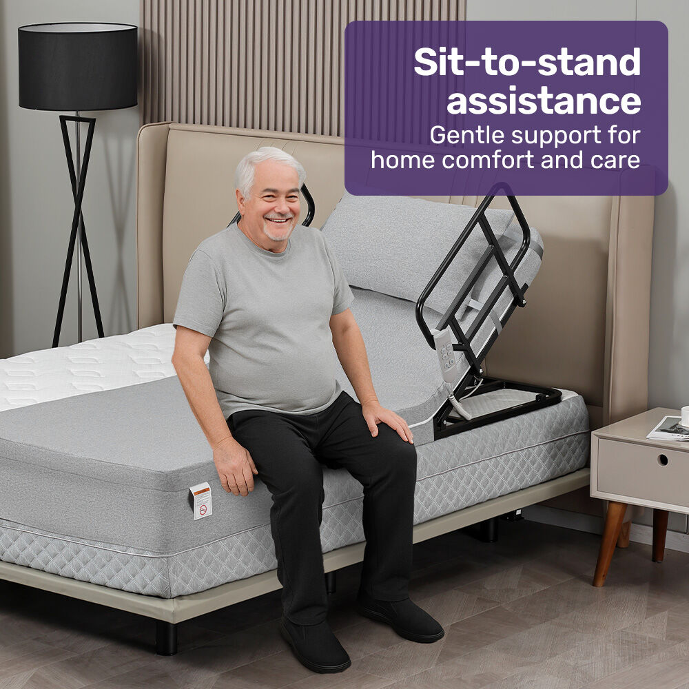 Electric Adjustable Bed, Backrest and Leg Adjustment German-Engineered ...