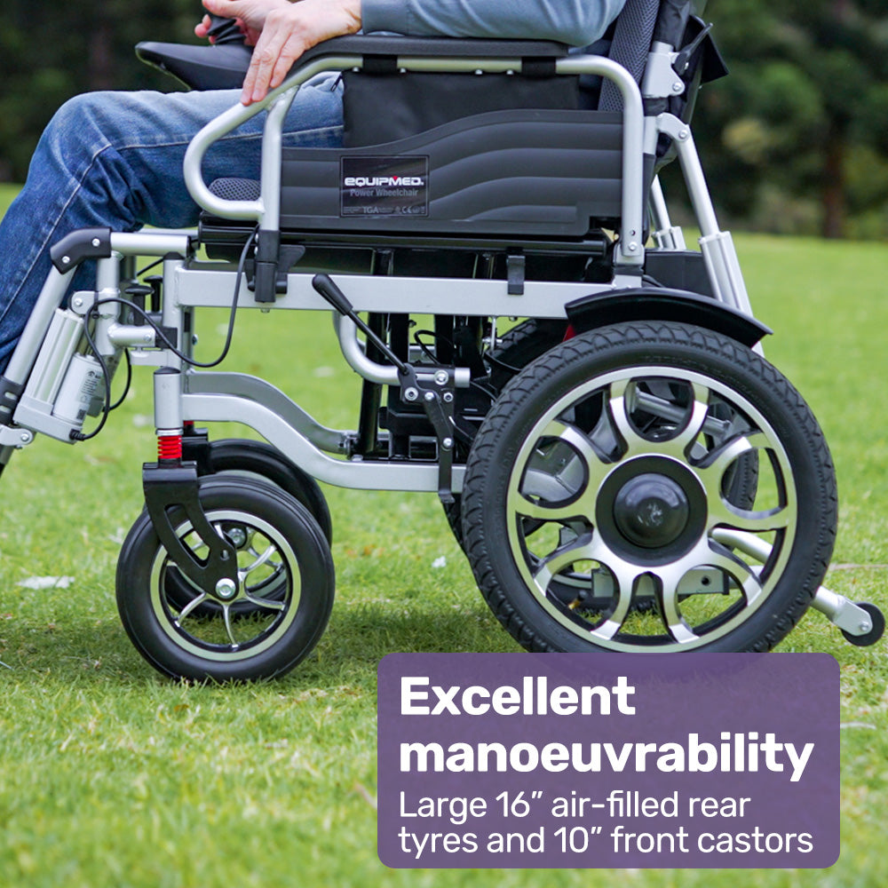 Power Electric Wheelchair, Long Range, Auto Recline, Lithium Battery ...