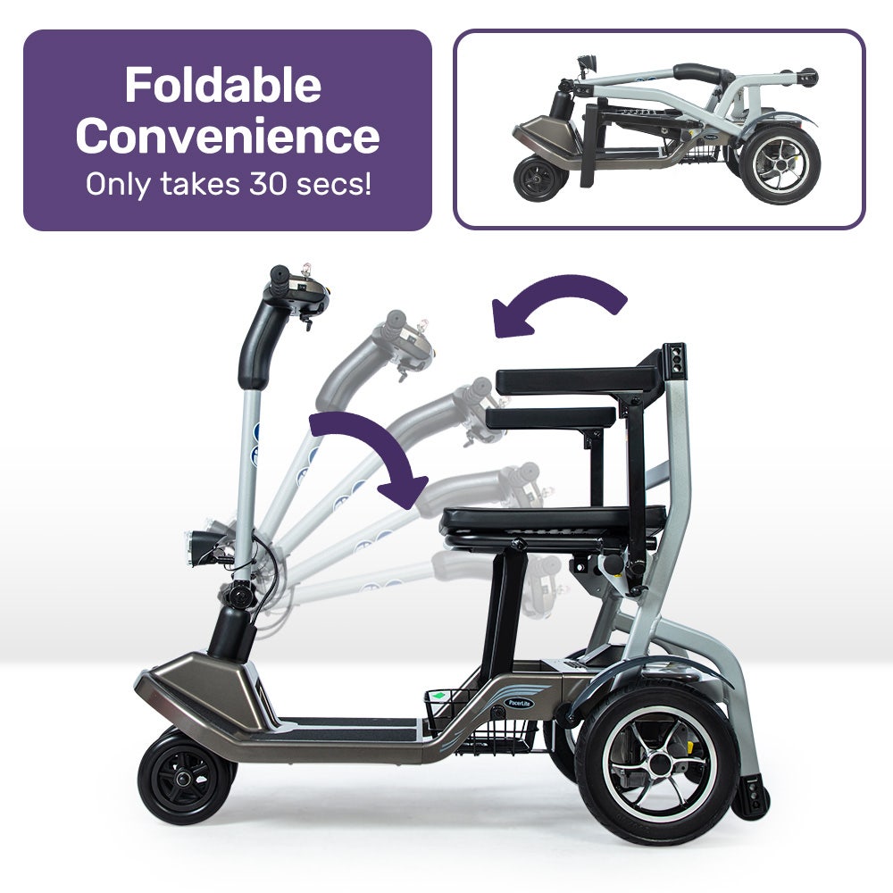 Ultra-Lightweight Folding Electric Mobility Scooter, 19kg with Battery ...
